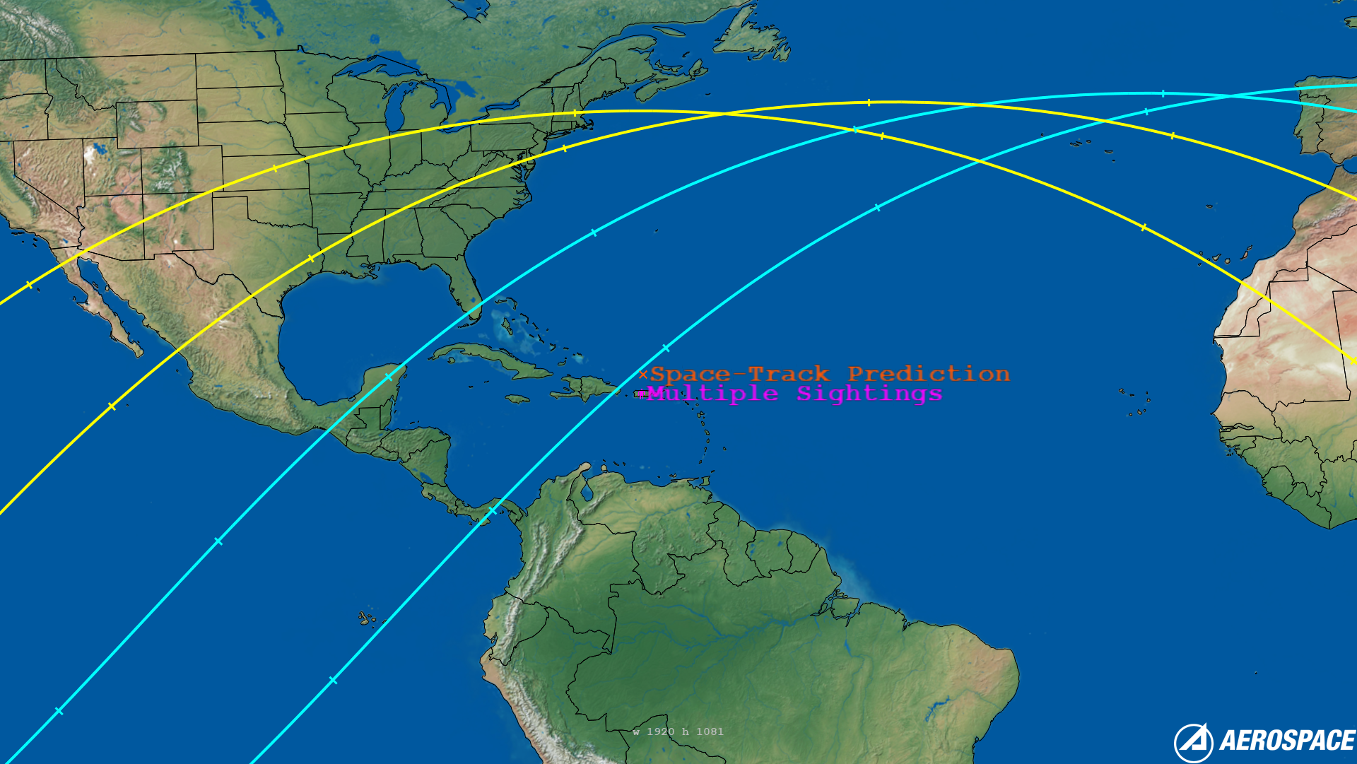 STARLINK 30167 ID 57478 The Aerospace Corporation STARLINK 30167 ID 57478 The Aerospace Corporation